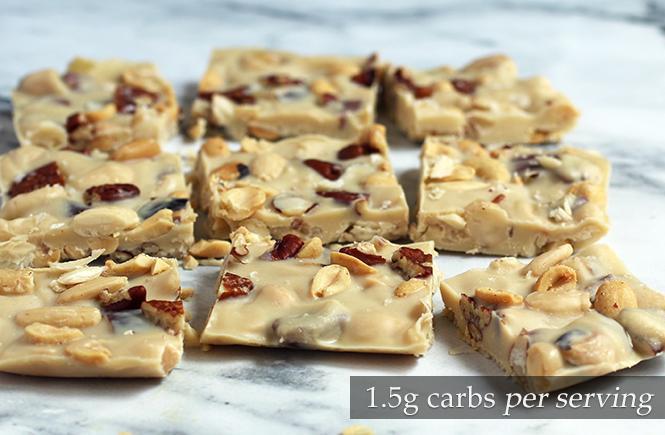 Nutty 'White Chocolate' Bars (Keto)